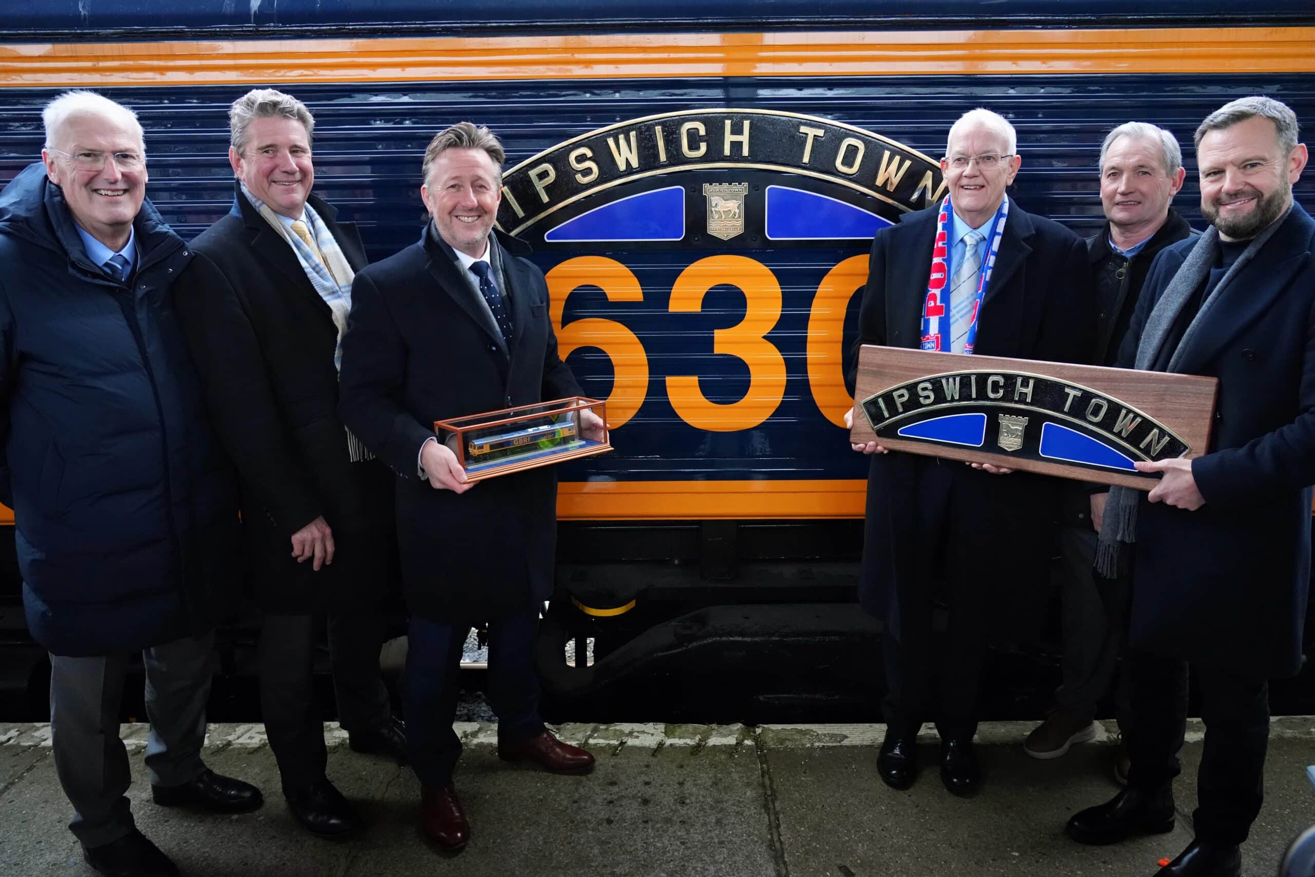 GB Railfreight names Class 66 locomotive ‘Ipswich Town’ - GBRf